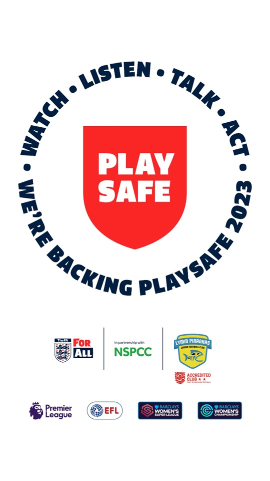 Play Safe Weekend Sept.30th/Oct. 1st – Lymm Piranhas JFC
